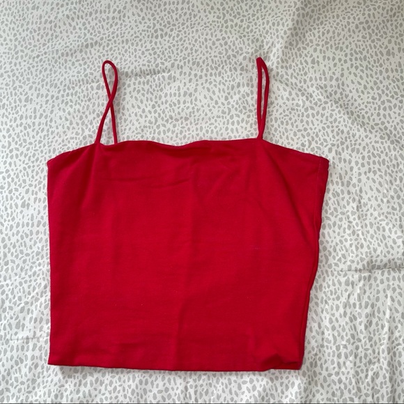 Tops | Cherry Red Top | Poshmark